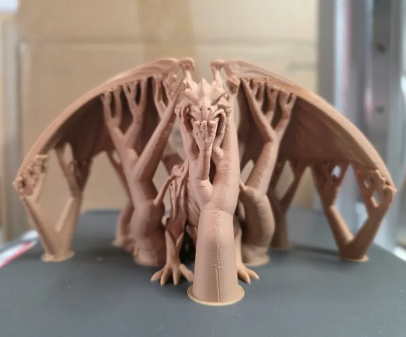 Carved Wood Elder Dragon by Triple G Workshop | Download free STL model ...