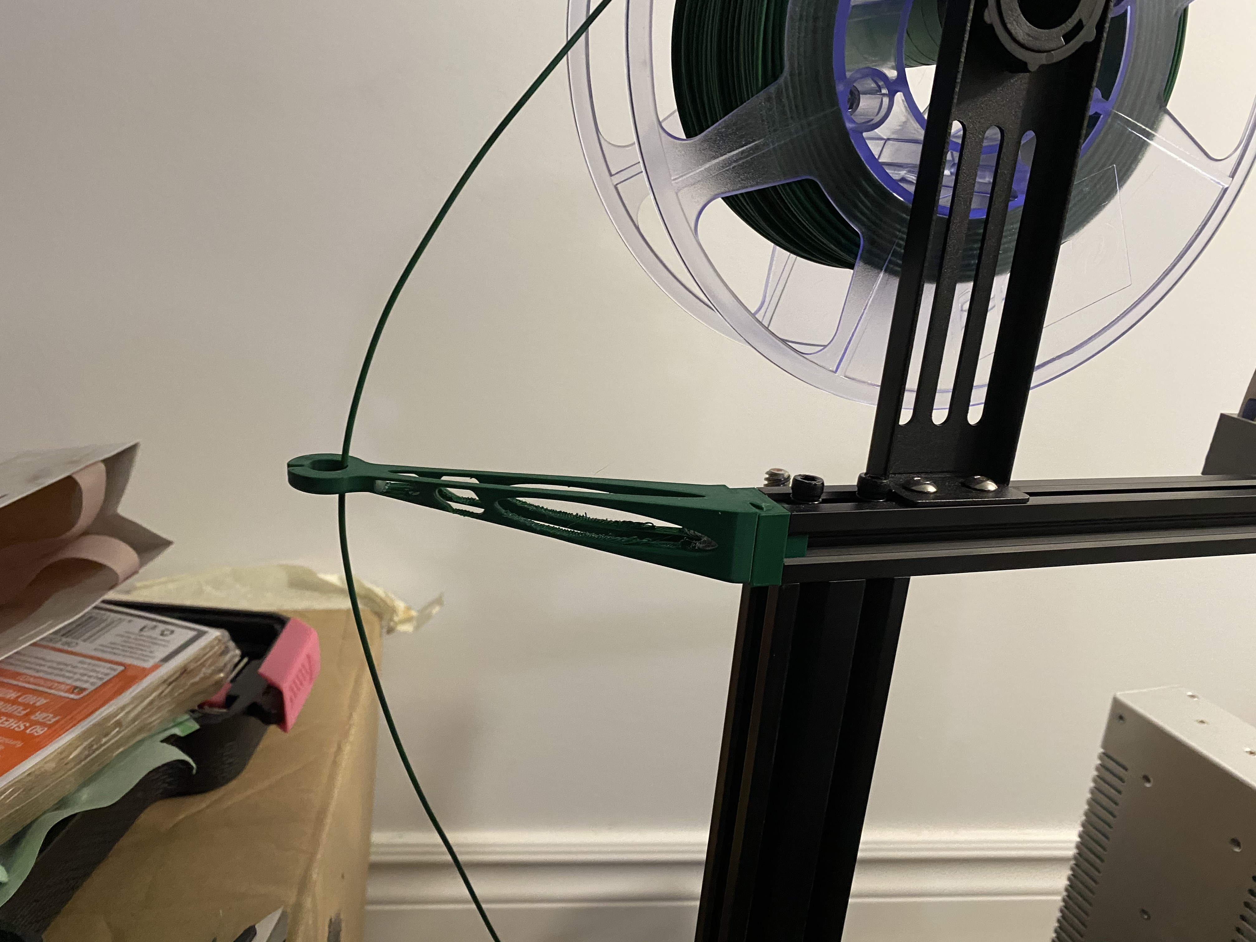 Ender 3 Filament Guide organic look by jyc35 | Download free STL model ...