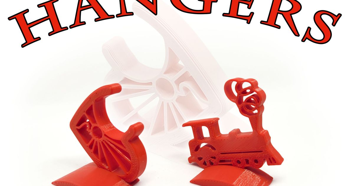 Heart shaped and steam engine shaped hooks / hangers by JanB | Download ...