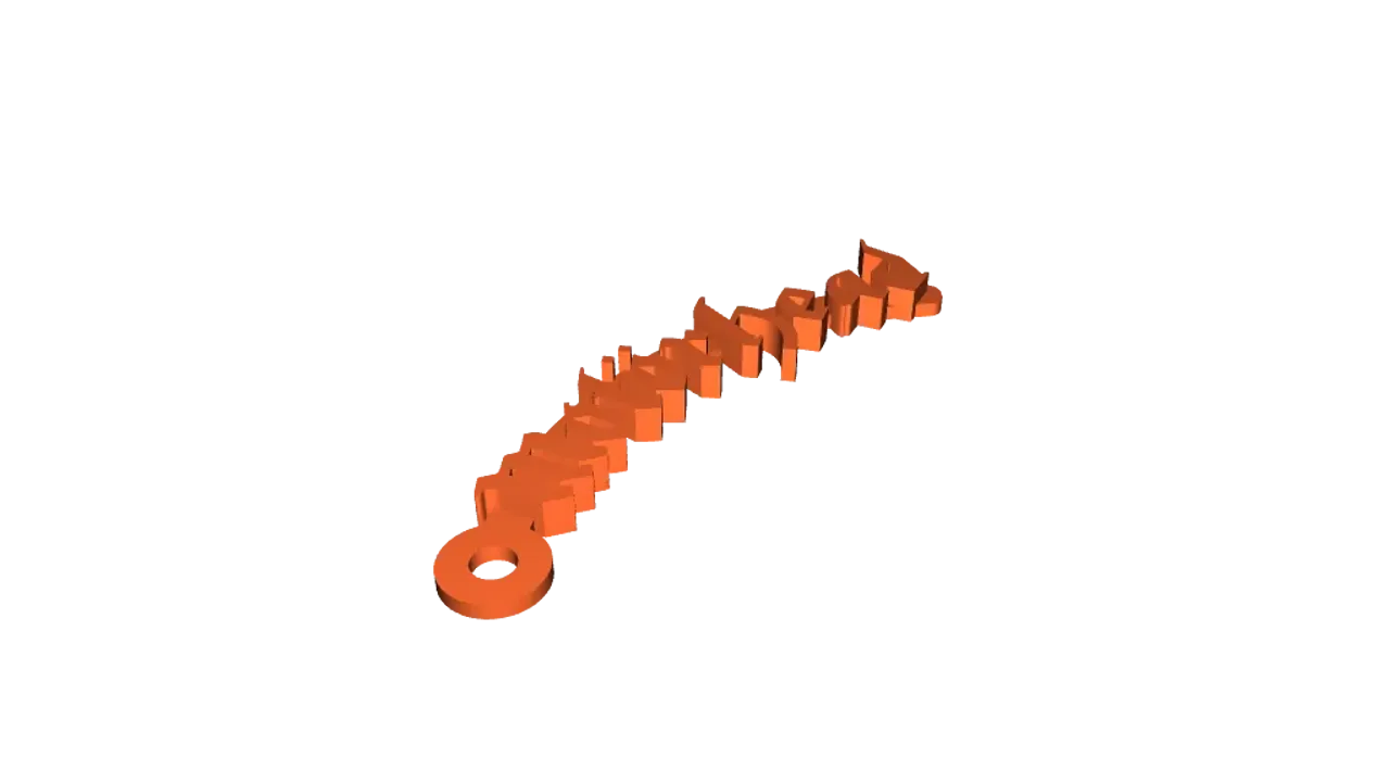Motorhead Logo Keychain by mcko | Download free STL model | Printables.com