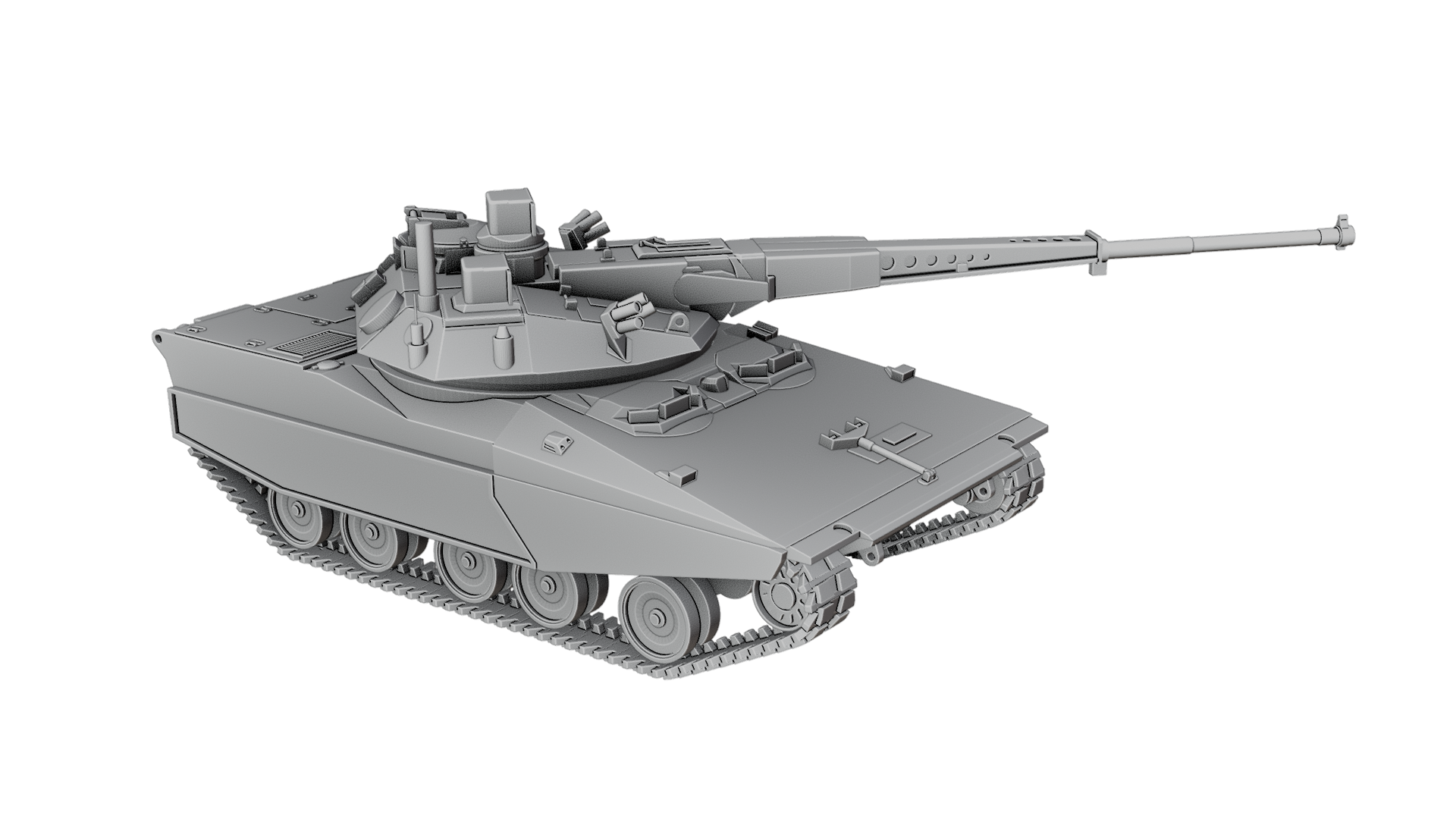HSTV-L tank model (1:50 Scale) by C3L3T4ON | Download free STL model ...