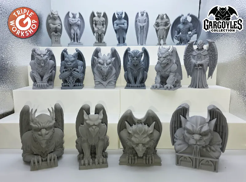 Gargoyle Wall Shelf by Triple G Workshop | Download free STL model ...