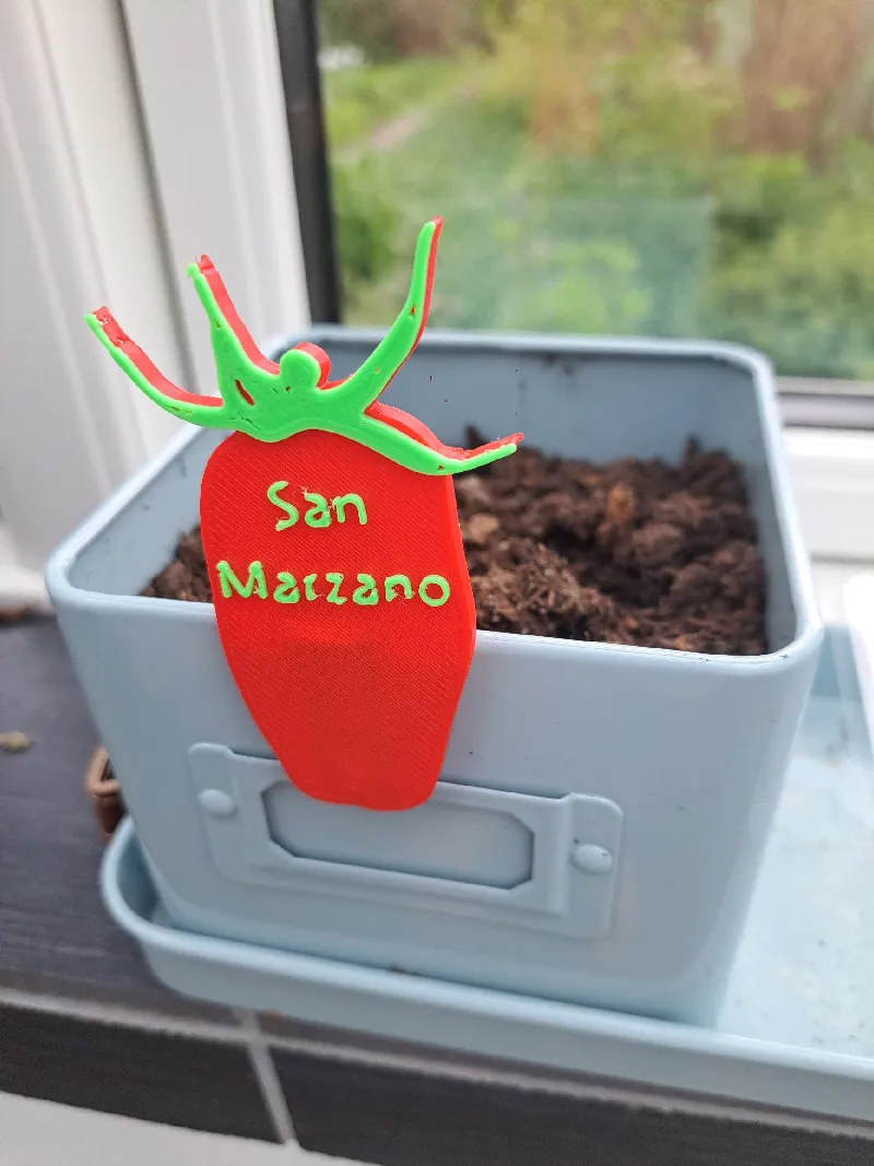 Interchangeable plant tags by haden | Download free STL model ...