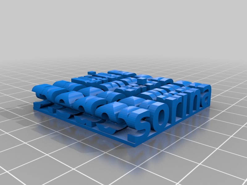 My Customized Stereo Text by Dr.Taly | Download free STL model ...