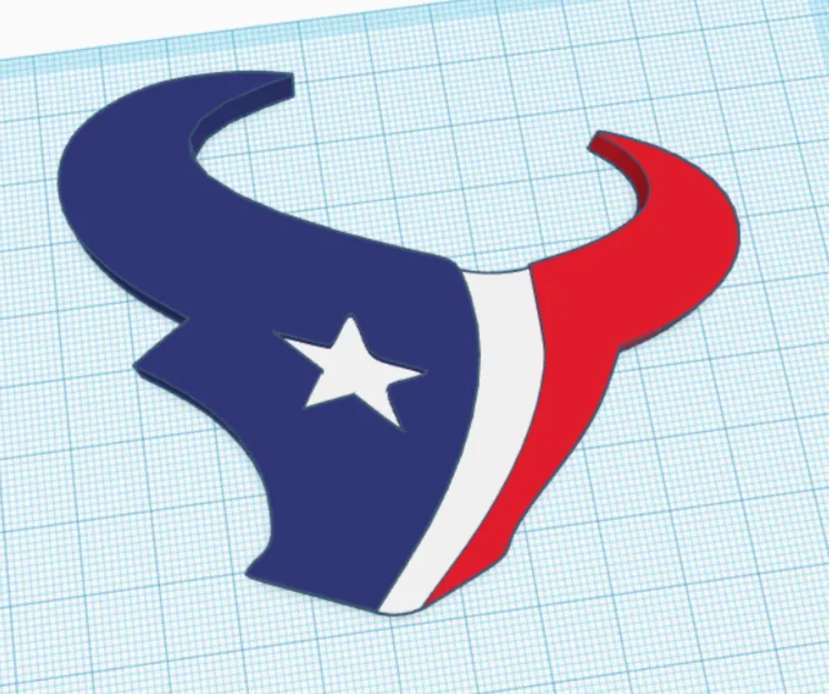 Houston Texans Logo by pmeineke | Download free STL model | Printables.com