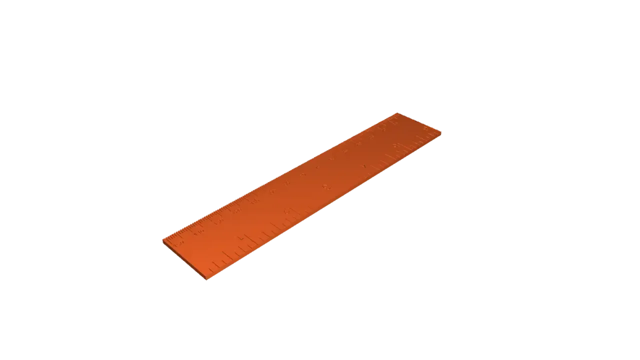 Left-Handed ruler by rb | Download free STL model | Printables.com
