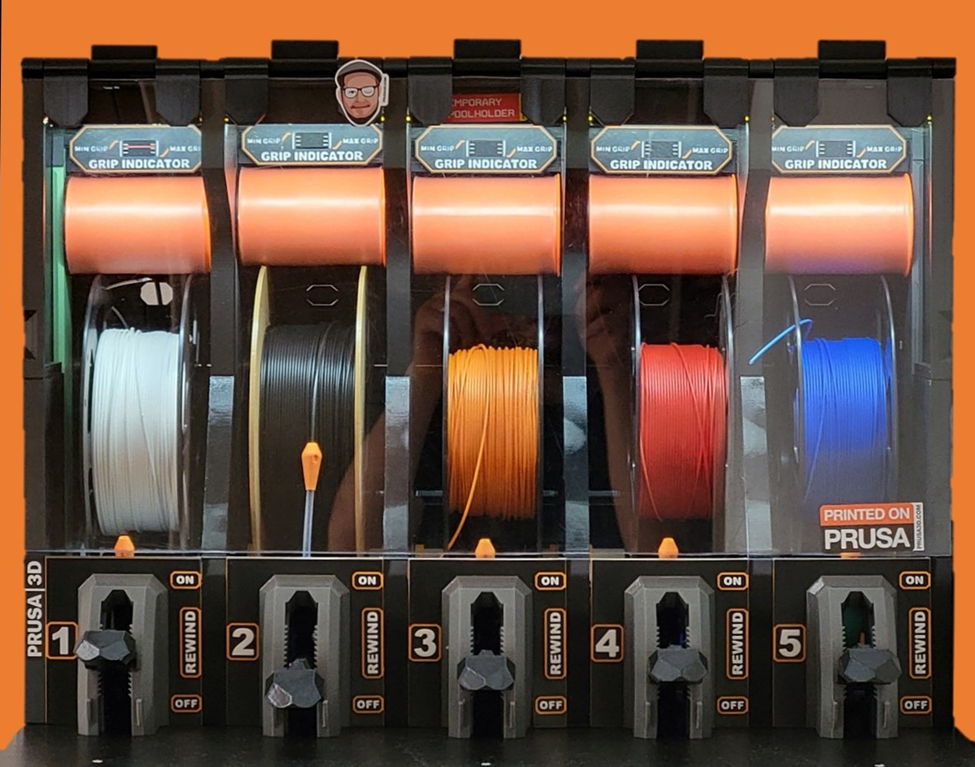 MMU BOX : Experimental Multi-Material Rewind System for Prusa MMU3 by ...