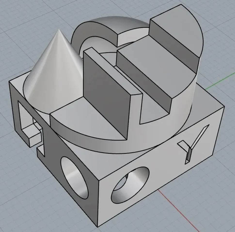 Test Cube 20 mm by Zavadnoy | Download free STL model | Printables.com