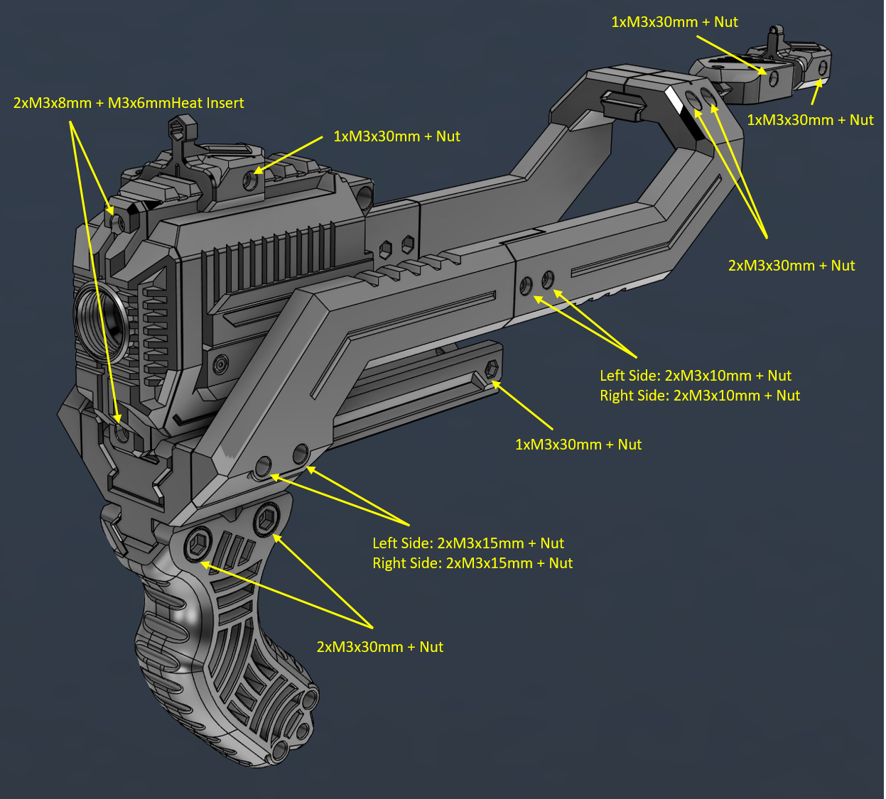 Pump Mod Kit compatible with X-Shot FuryX by foam.blasted | Download ...