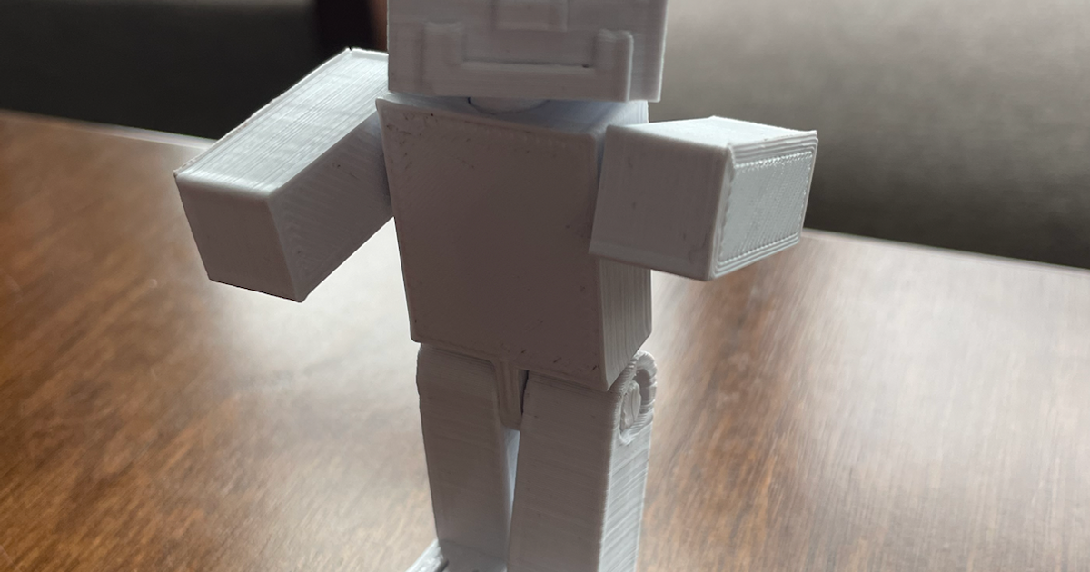 Minecraft Steve Action Figure by nikitalukhanin | Download free STL ...