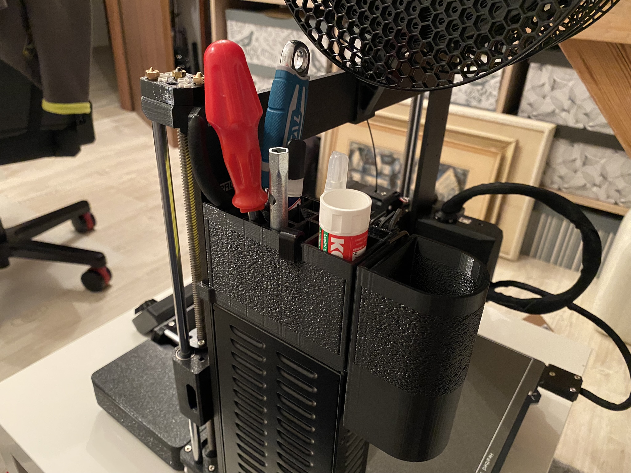 MK3 Toolbox / tool organiser - remix with fuzzy skin (modified surface ...