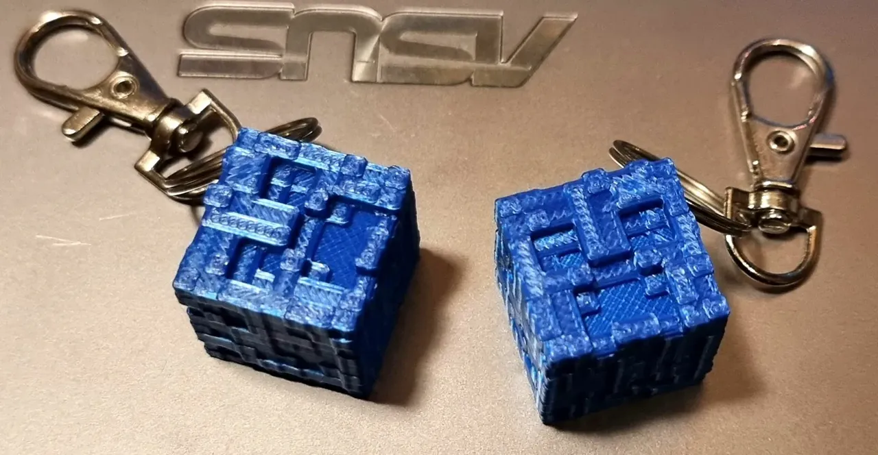 Minecraft Creeper textured keychain by TimK | Download free STL model ...