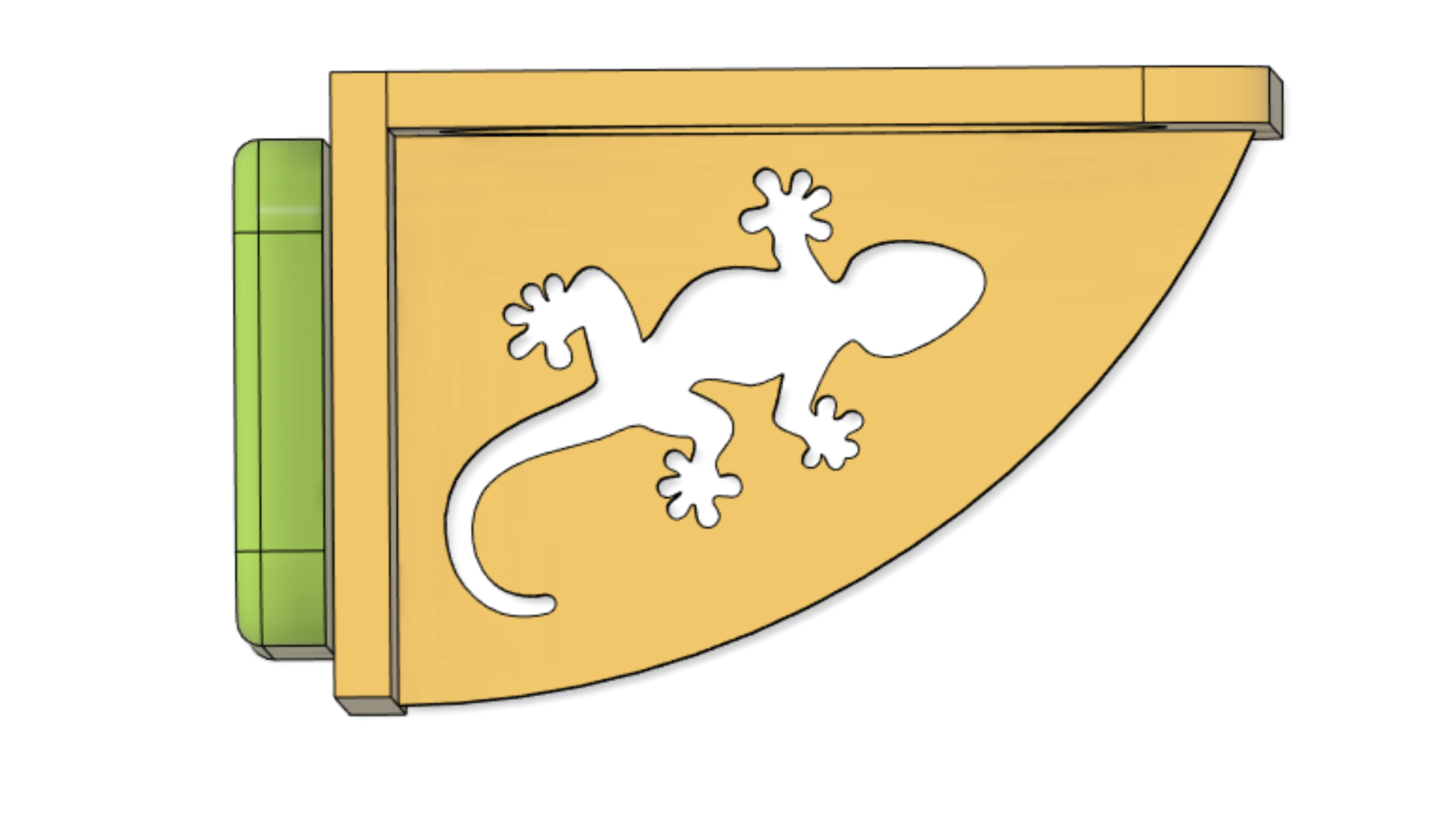 Crested Gecko (or arboreal lizard) Feeder Platform by Greg | Download ...