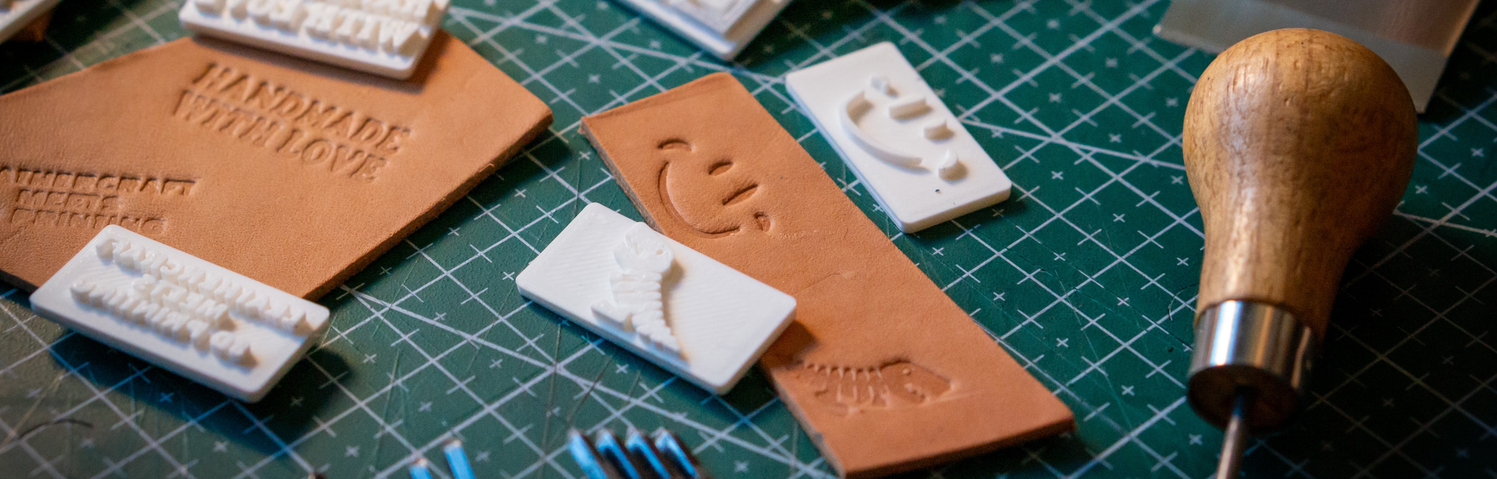 Leathercraft stamps, with handle for ink-stamping by JamesMayor ...