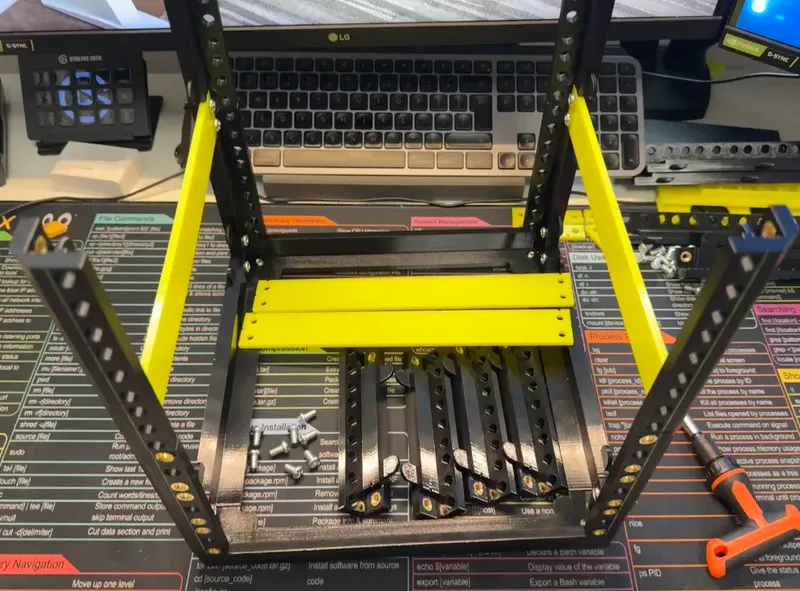 EasyRack - 10" Rack for network devices by sn0w | Download free STL ...