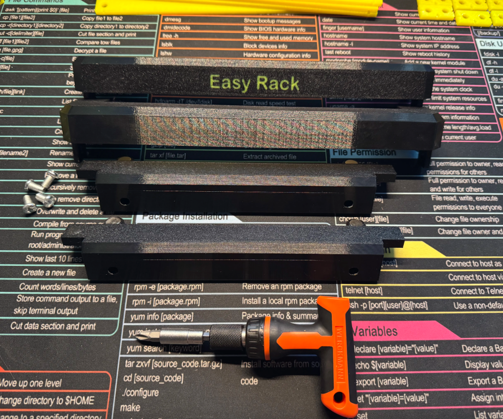 EasyRack - 10" Rack for network devices by sn0w | Download free STL ...