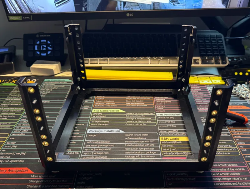 EasyRack - 10" Rack for network devices by sn0w | Download free STL ...