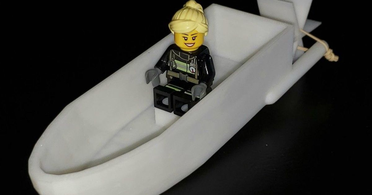 Rubber-band powered paddle boat with Lego seat by Anachronist ...