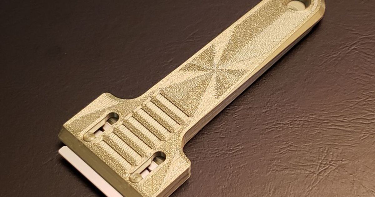 Razorblade Scraper Tool