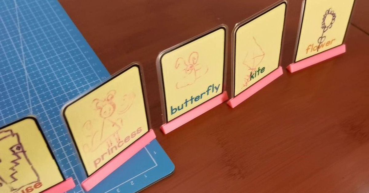 Card Stand by Cantareus | Download free STL model | Printables.com