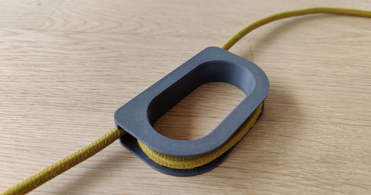 Smooth design Cable shortener for hanging lamps. Parametric FreeCad by ...