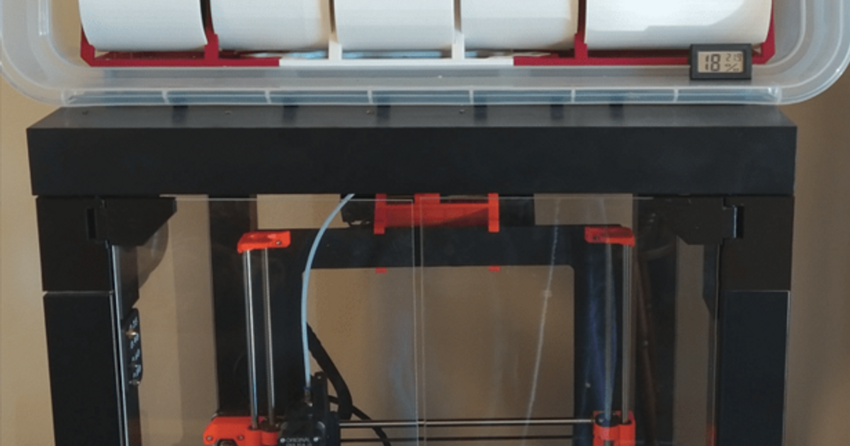 Universal Spool Rewinder and Drybox by Harrison | Download free STL ...