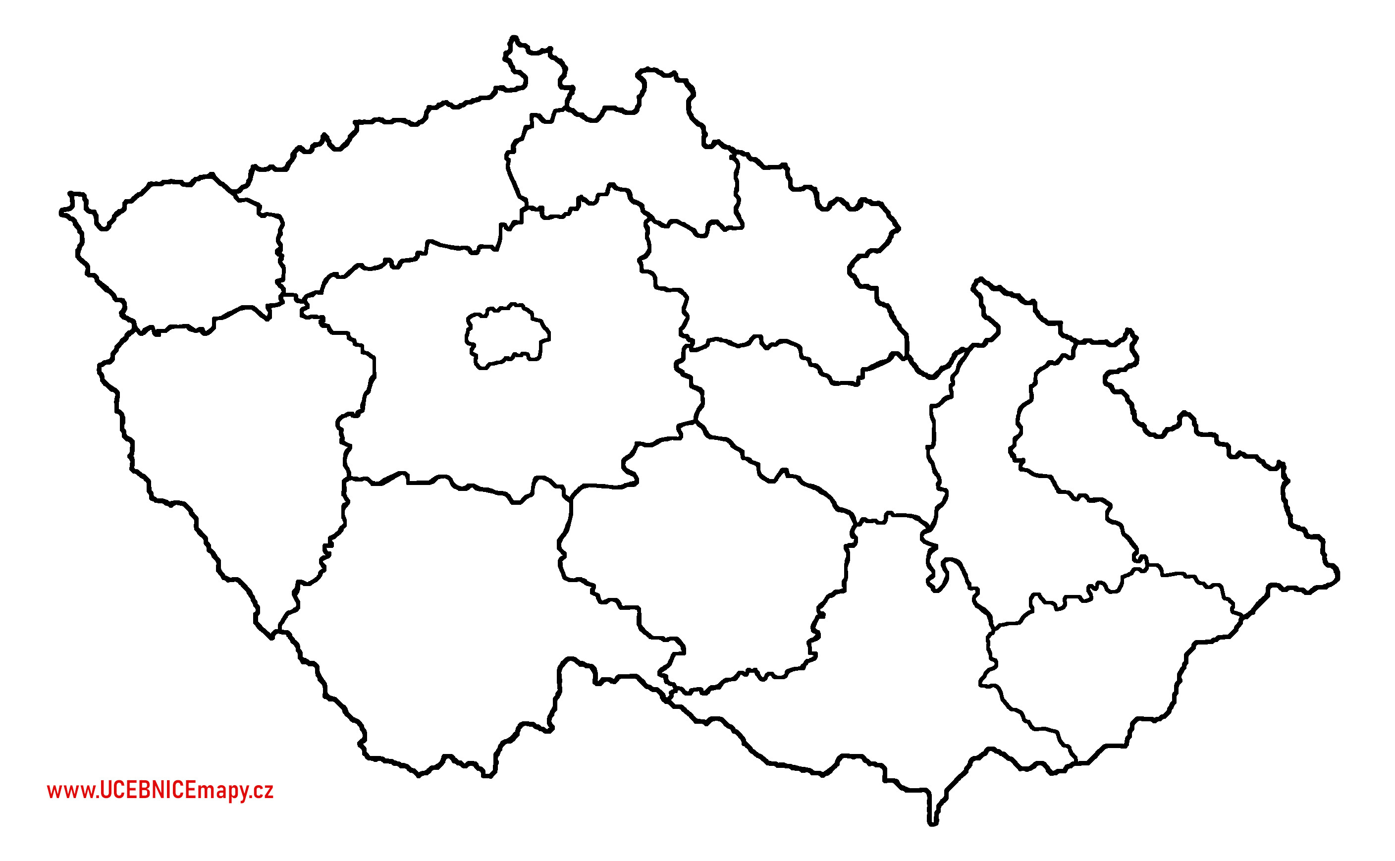 Kraje České republiky by Pavla Vondráková | Education | Printables.com