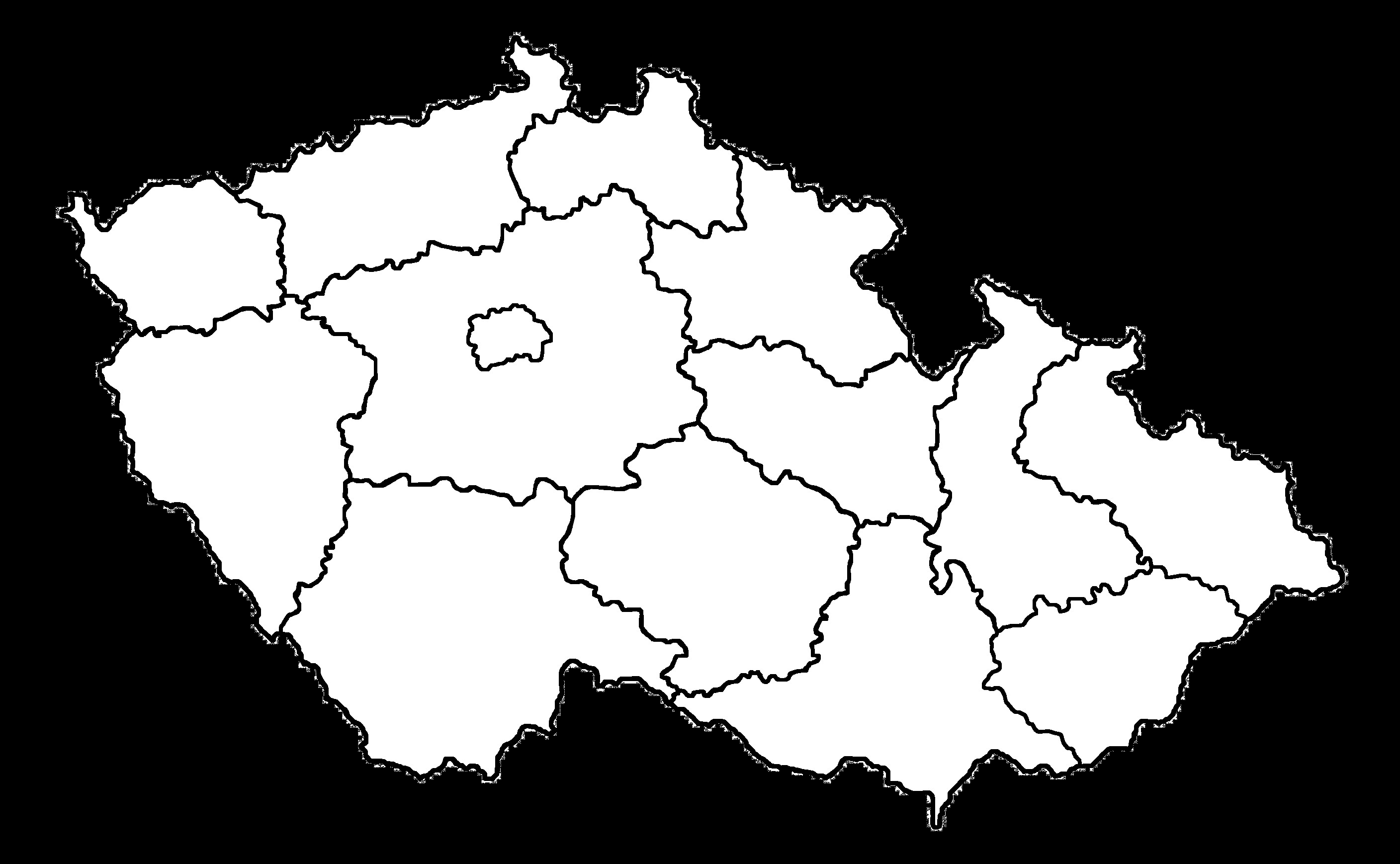 Kraje České republiky by Pavla Vondráková | Education | Printables.com