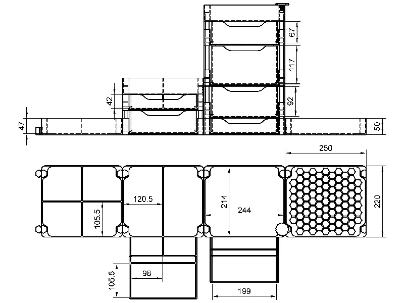 Versatile Stackable Storage Box System (new dimensions) by Jakub ...