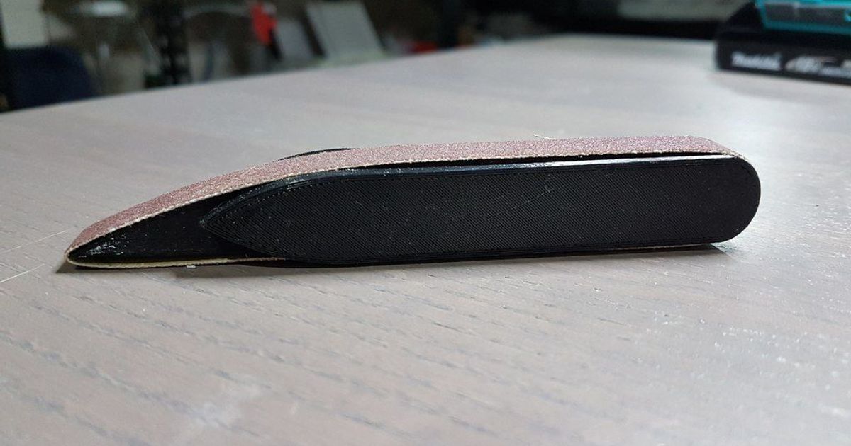 Sanding Stick - Spring-loaded by SlimShader | Download free STL model ...