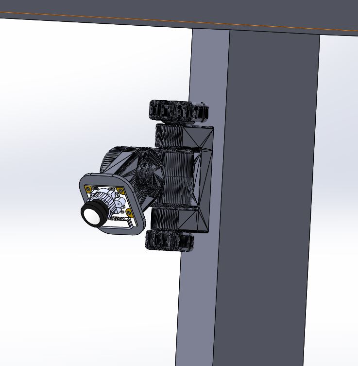 Articulating Rpi camera wall mount by LabDex | Download free STL model ...
