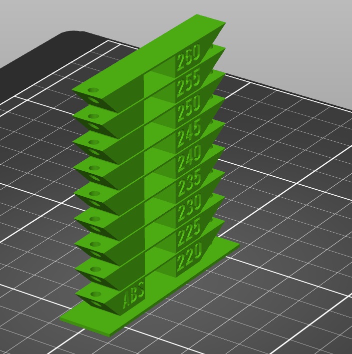 Temperature Tower ready gcodes (ABS, TPU, PLA, ASA, PETG,) von kwik ...