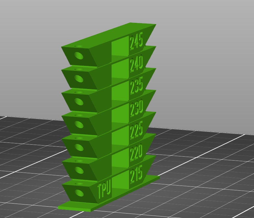 Temperature Tower ready gcodes (ABS, TPU, PLA, ASA, PETG,) by kwik ...