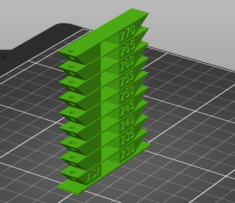 Temperature Tower ready gcodes (ABS, TPU, PLA, ASA, PETG,) by kwik | Download free STL model ...