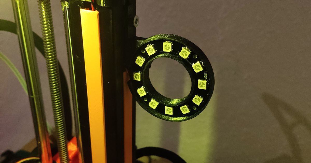 Prusa Mini Neopixel Octoprint indicator by ramba.zamba | Download free ...