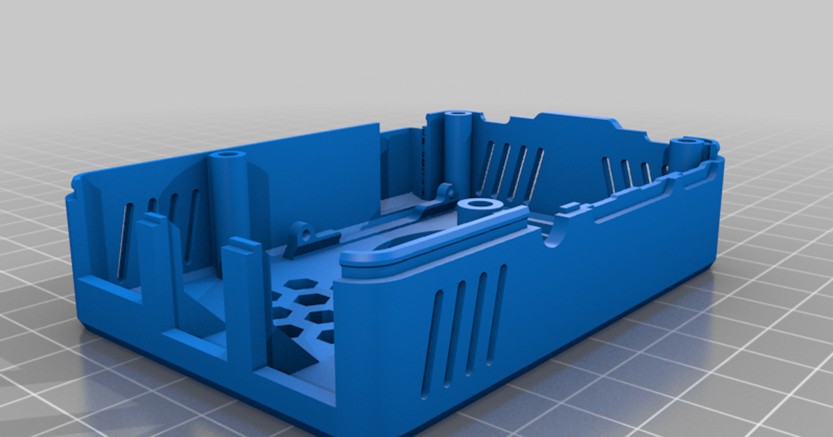 Raspberry Pi 4 Snap Fit upper case with noctua plug and camera slot by smakus | Download free ...