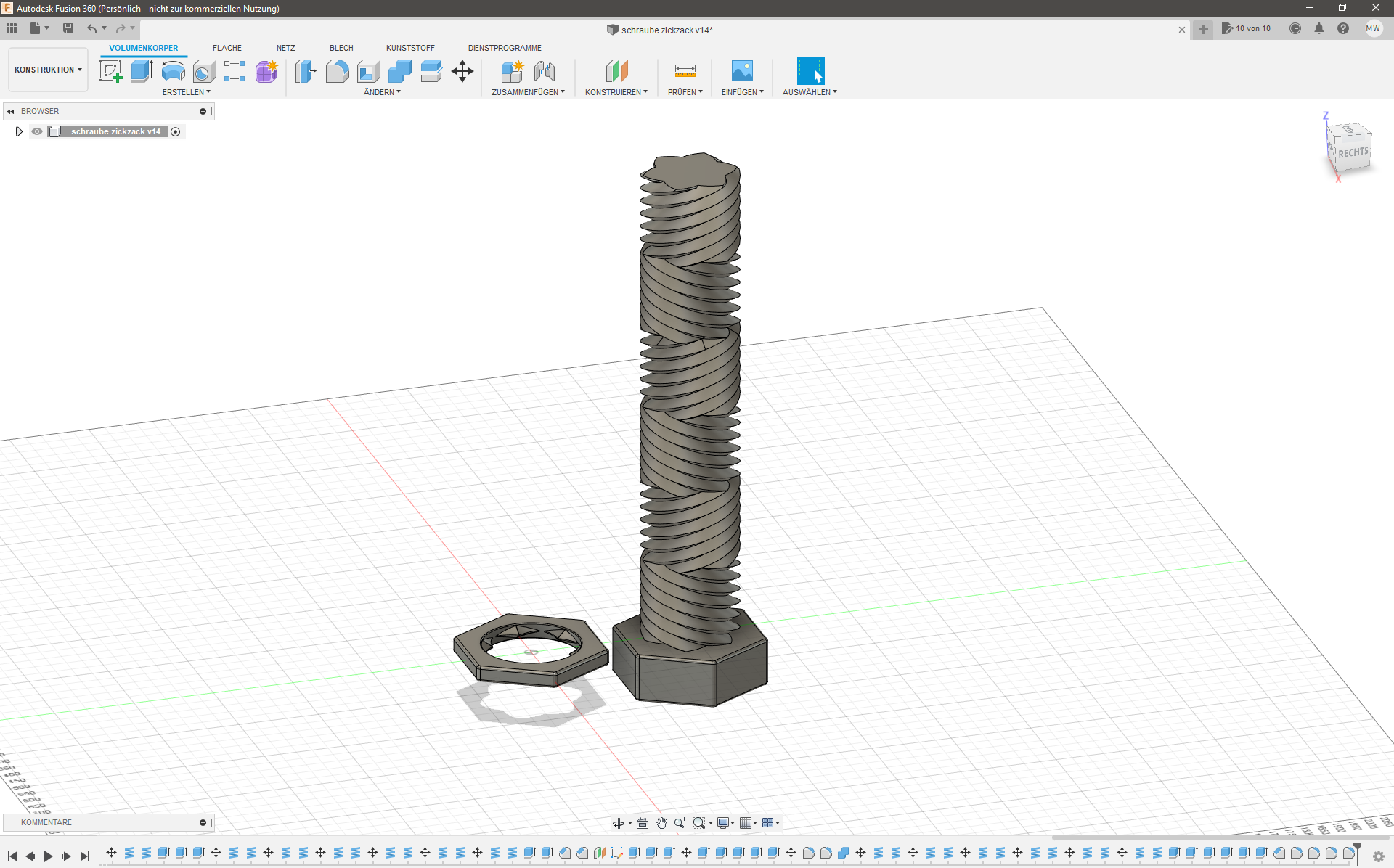 Impossible Bolt by Jebediah1000 | Download free STL model | Printables.com