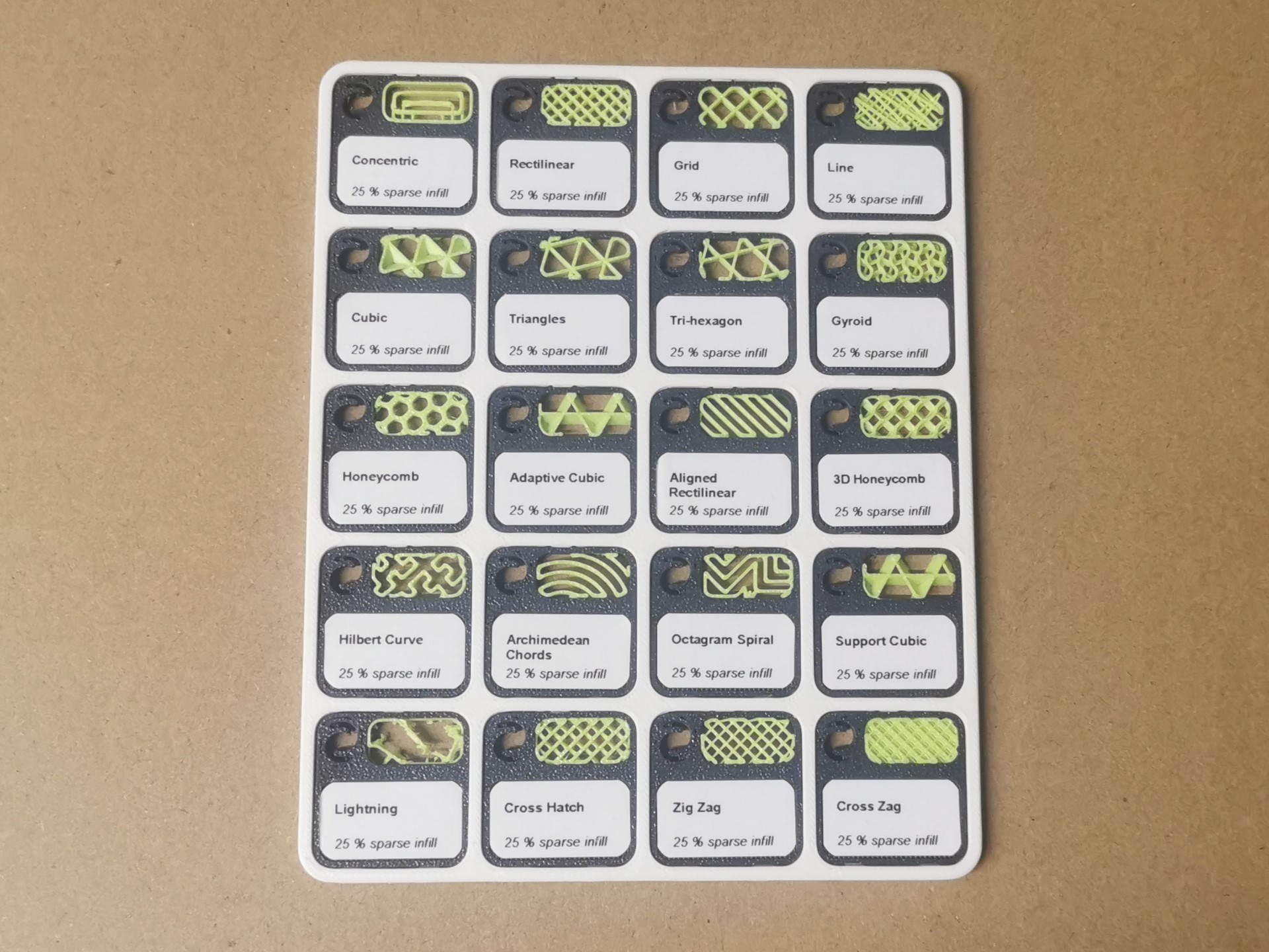 Bambu Lab Infill Swatch with 12x22r2 Label by suit | Download free STL ...