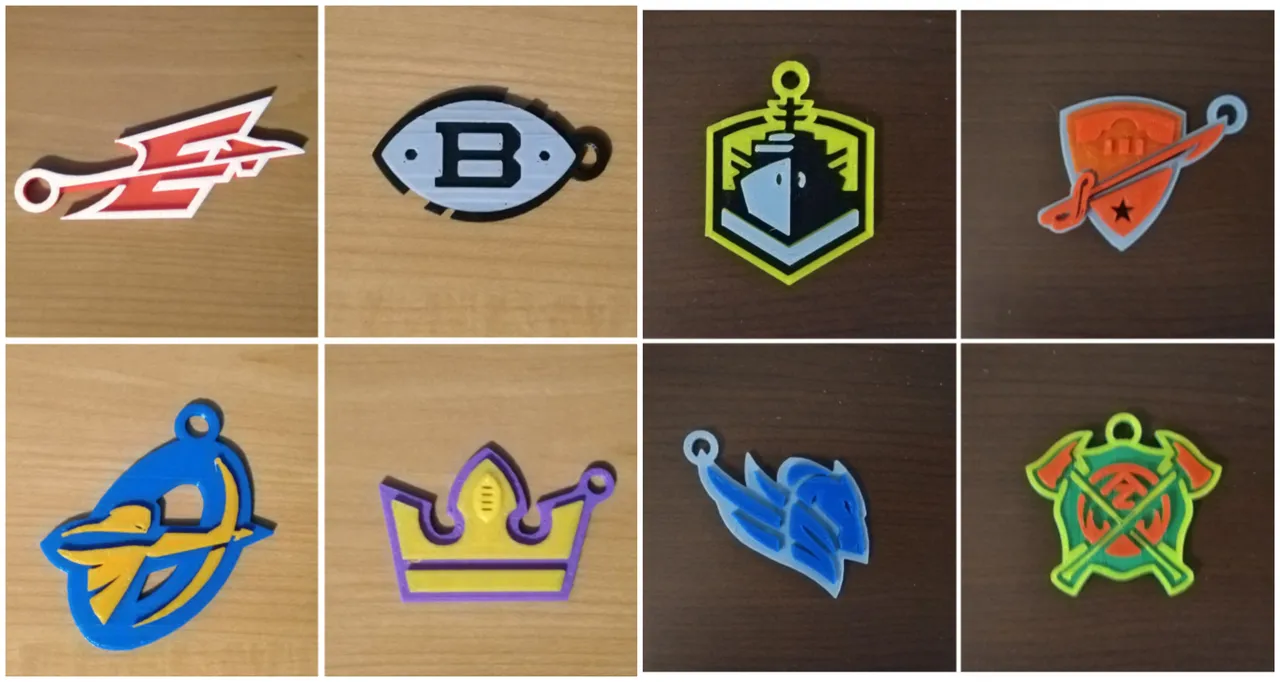 AAF Team Logo Keychains by MylerMaker3D | Download free STL model ...