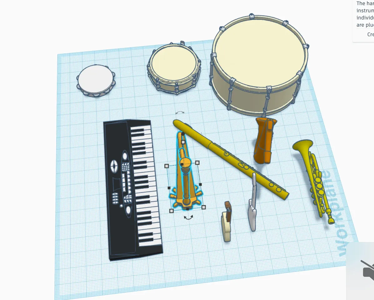 Mini band by Rocket printer | Download free STL model | Printables.com