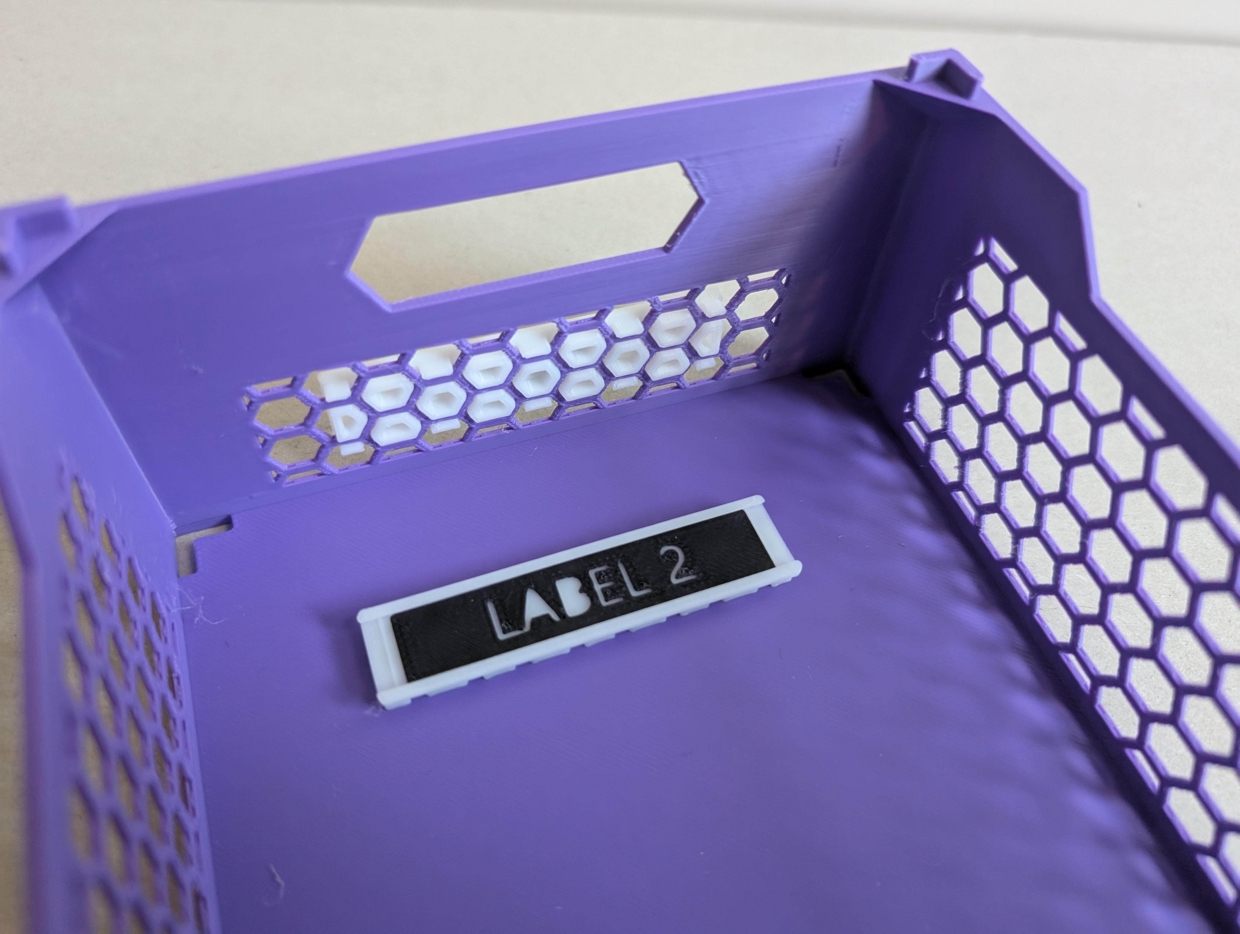 Stackable Crate Plus - Honeycomb Edition (less material) | REMIX by ...