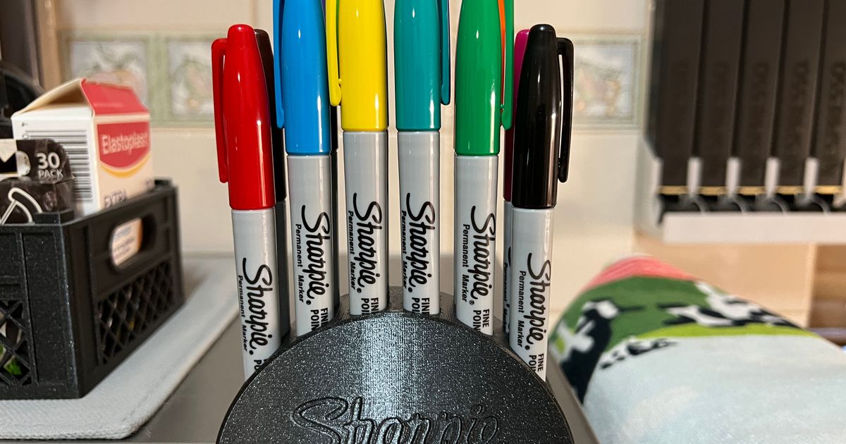Sharpie Stand by muddymaker | Download free STL model | Printables.com