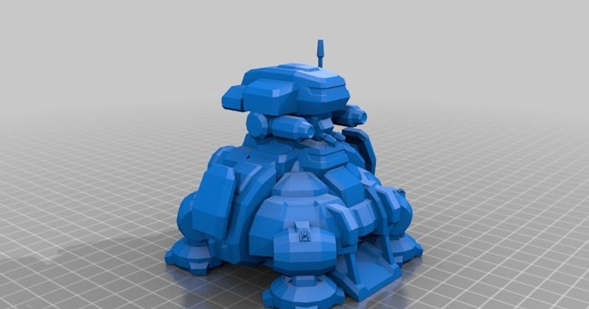 Starcraft 2 Terran Planetary fortress by DrLennartS | Download free STL ...