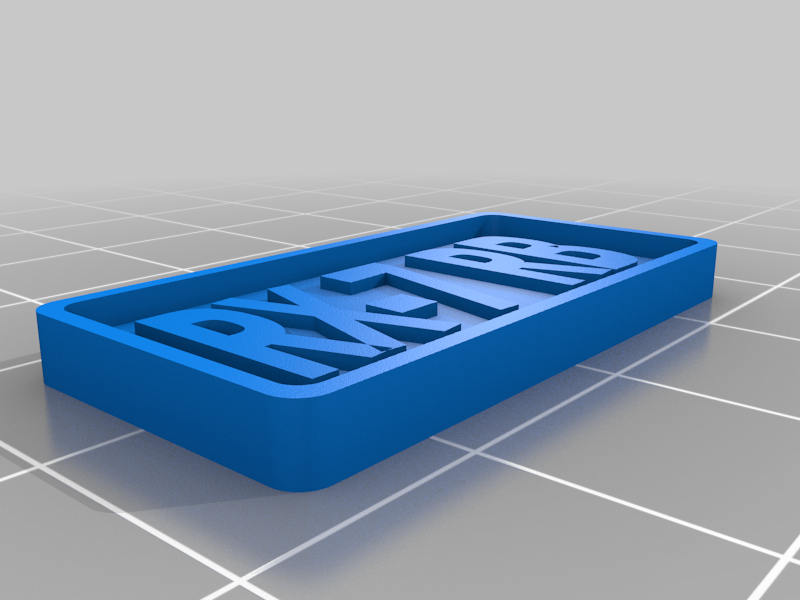 License plate RC 1:10 by Sanka | Download free STL model | Printables.com