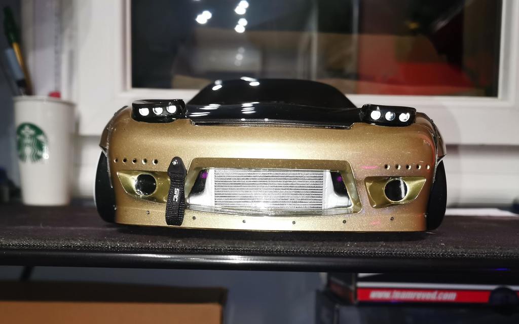 Light bucket custom for RX-7 RC 1:10 (semi open) by Sanka | Download ...