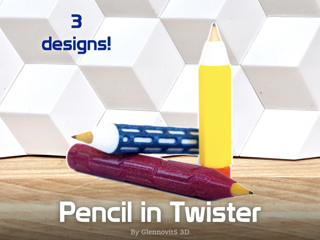 Pencil In Twister (Assembly + Print-In-Place beta!) by GlennovitS 3D ...