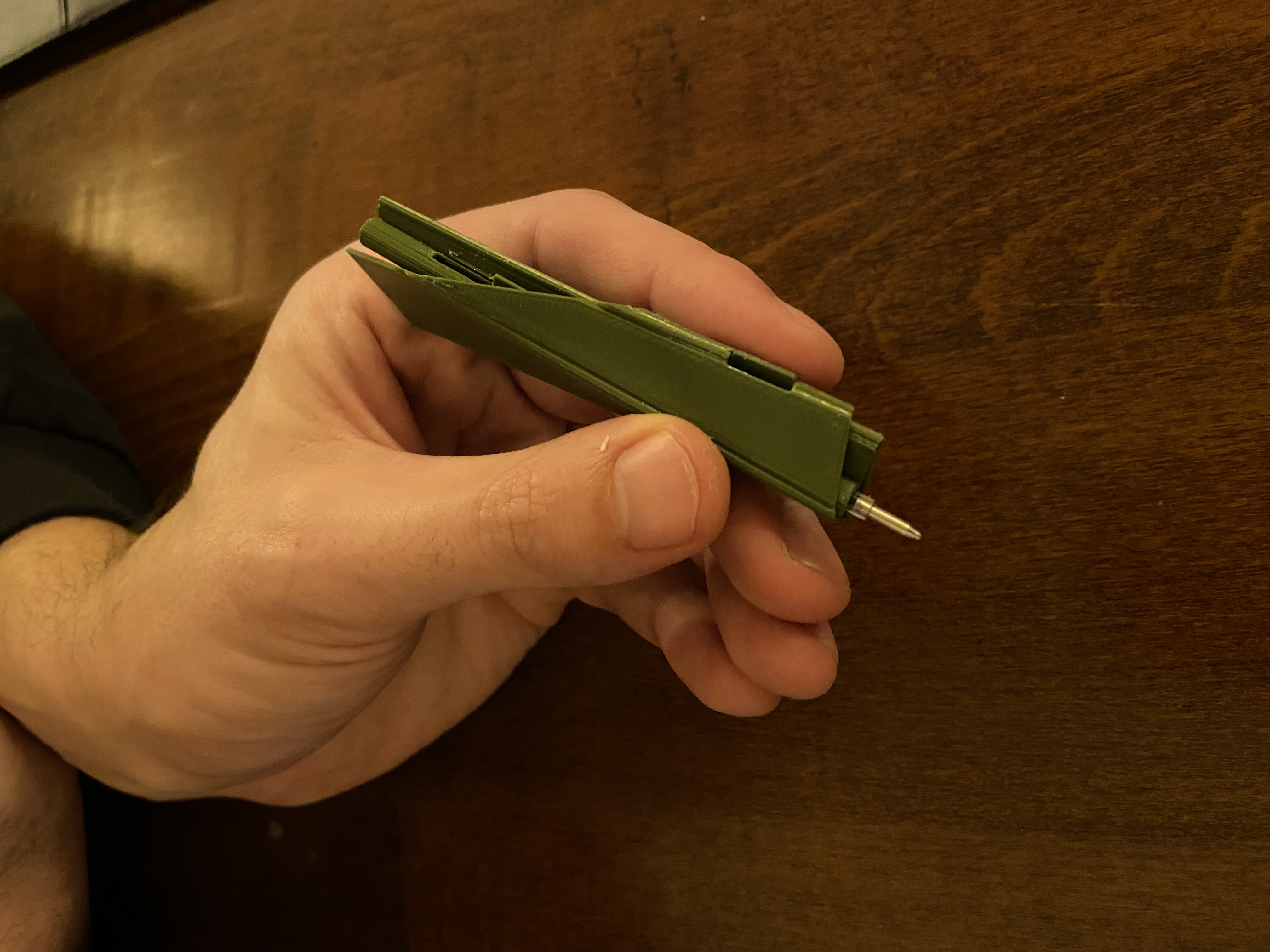 Everyday Carry Folding Credit Card Pen! by Wally Winko | Download free ...