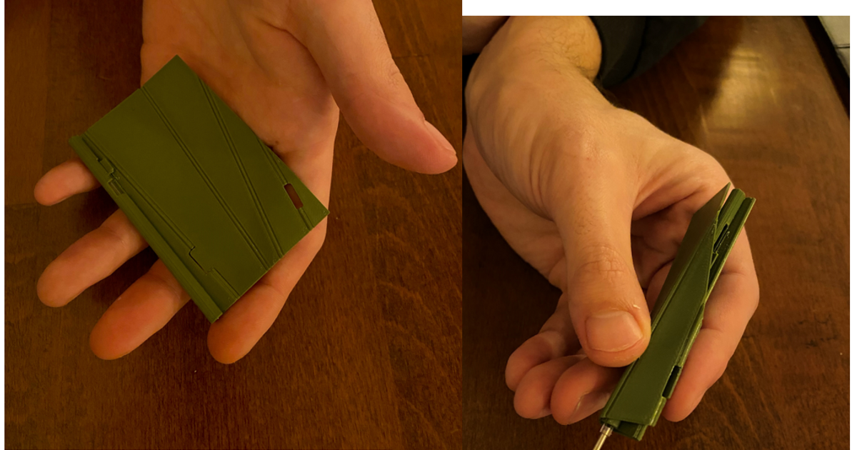 Everyday Carry Folding Credit Card Pen! by Wally Winko | Download free ...