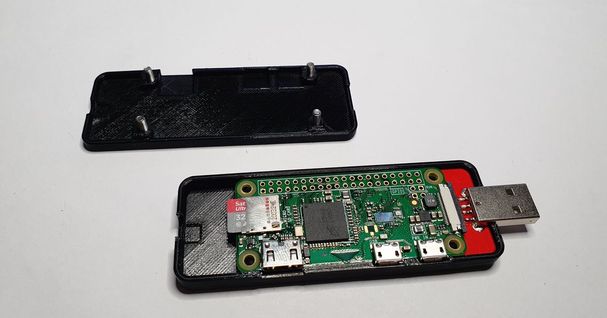 Raspberry Pi zero mini case for zerostem.io USB-Port by KalleKnall ...