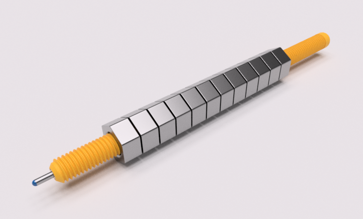 WBTP weight balanced threaded pen by mcko | Download free STL model ...